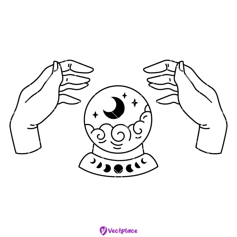 Celestial Hands Svg, Cut File, Cricut, Png, Vector - Vectplace