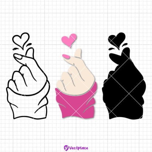 Love Hand Svg, Hand Svg, Heart Svg, Cut File, Cricut, Png, Vector ...
