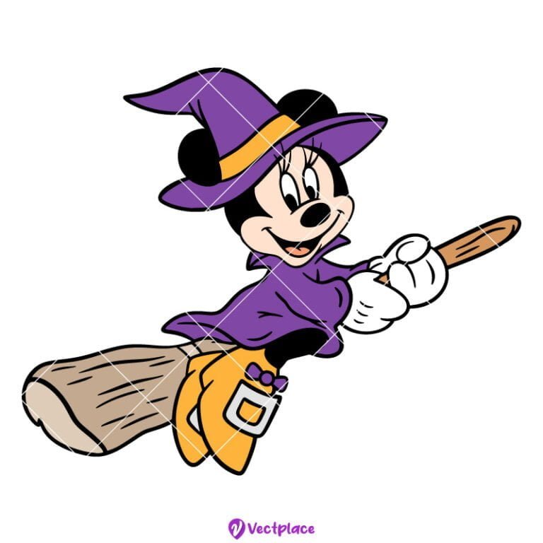 Minnie Mouse Witch SVG | Halloween SVG - Vectplace