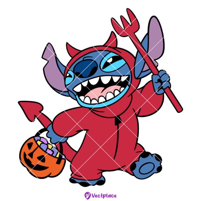 Stitch Devil SVG | Halloween SVG - Vectplace