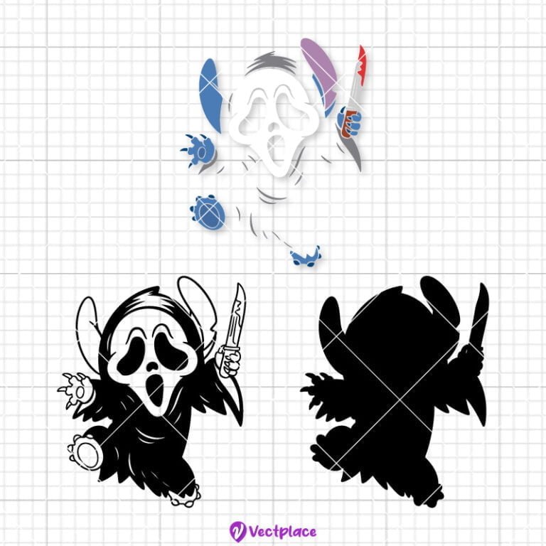 Stitch Scream Svg, Halloween Svg, Cut File, Cricut, Png, Vector - Vectplace