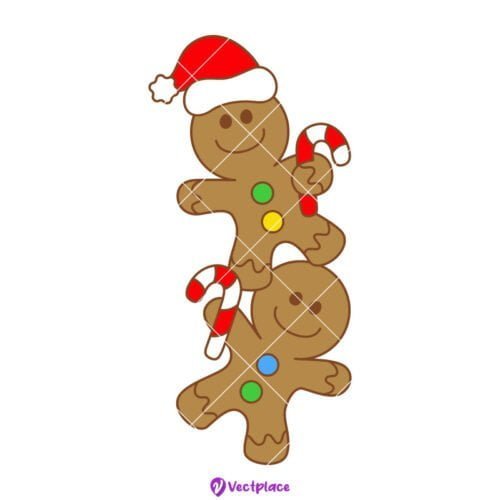 Gingerbread Svg, Santa Gingerbread Svg, Christmas Svg, Cut File, Cricut ...