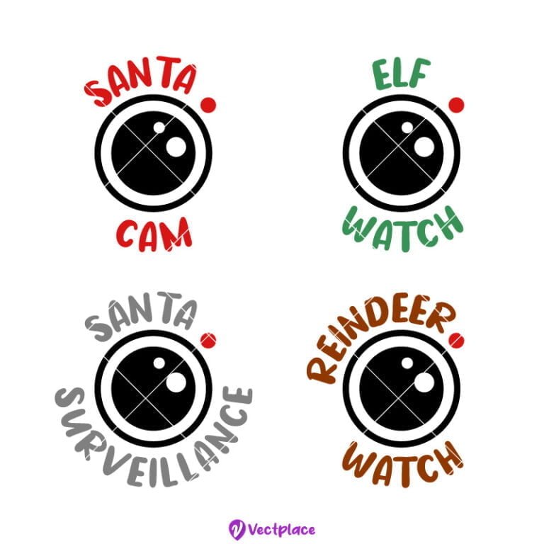 Santa Cam SVG | Christmas SVG Bundle - Vectplace