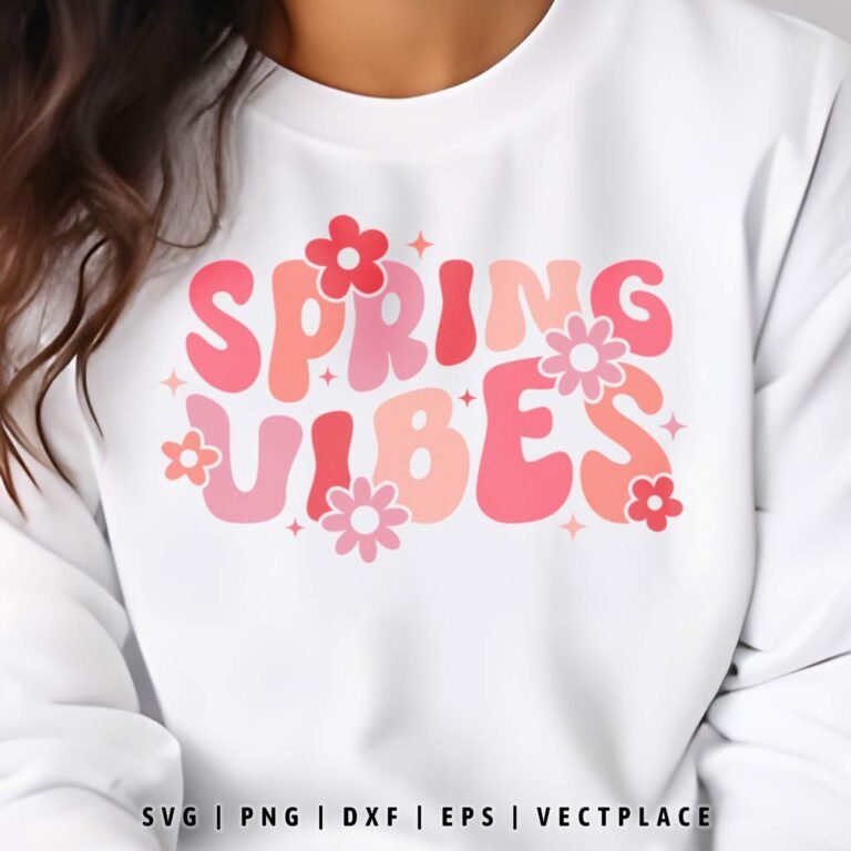 Spring Vibes SVG | Flowers SVG - Vectplace