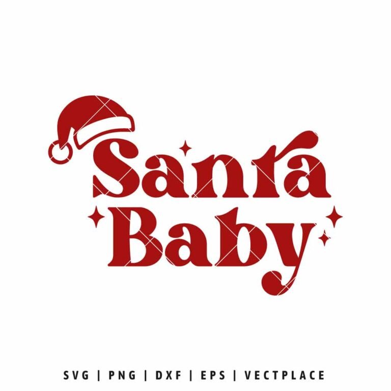 Santa Baby SVG | Merry Christmas SVG - Vectplace