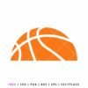 FREE Half Basketball SVG - Vectplace