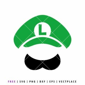 FREE Luigi Hat SVG | Super Mario SVG - Vectplace