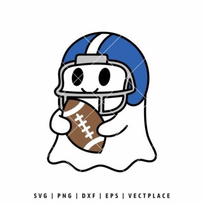 Ghost Football SVG Halloween Football - Vectplace